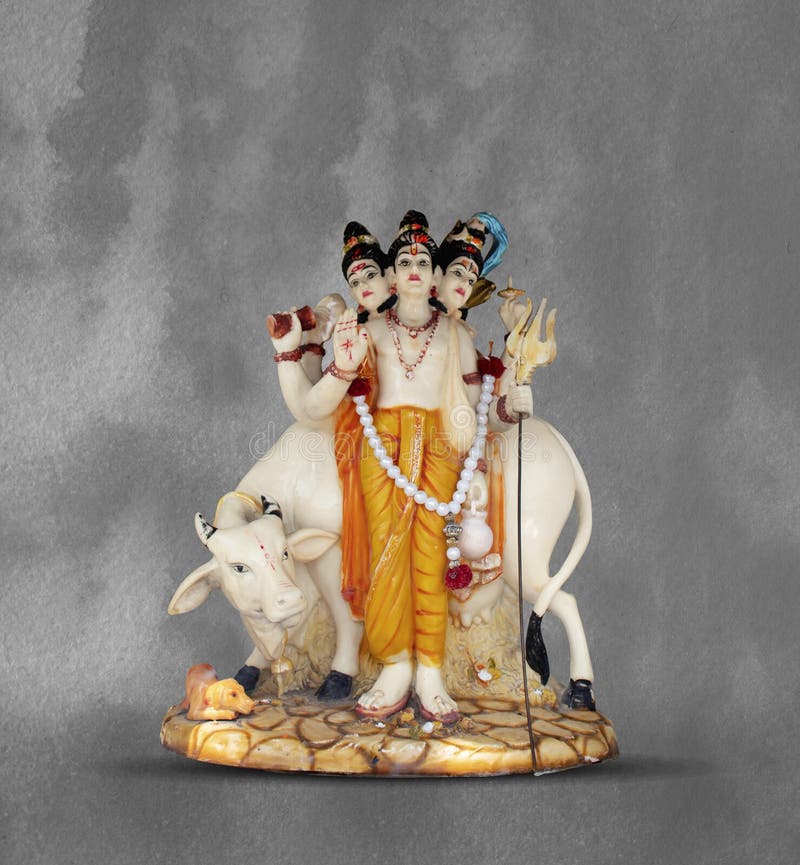 Lord of Shree Gurudev Datta, Also Known As Dattatrey, Datta Guru Stock ...