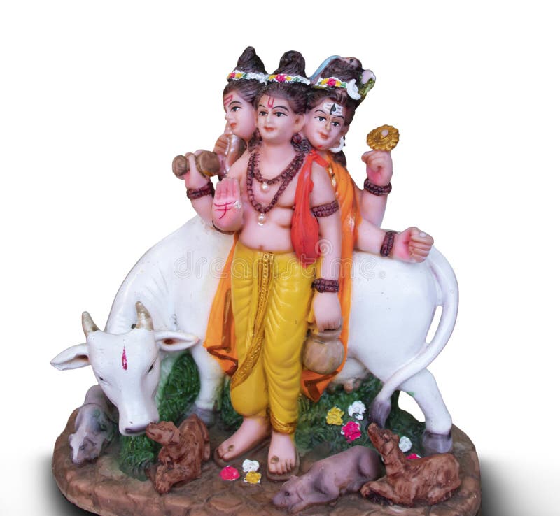 Lord of Shree Gurudev Datta, Also Known As Dattatrey, Datta Guru Stock ...