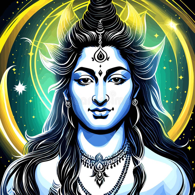 Lord Vishnu Creating the Universe Generative AI Stock Illustration ... Lord Vishnu Creating the Universe Generative AI Stock Illustration ...