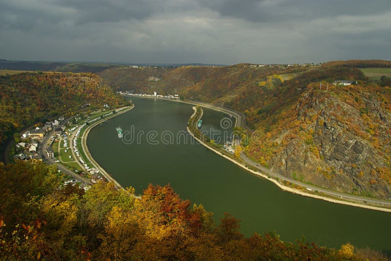 Loreley view stock photo. Image of rocky, germany, loreley - 7470420