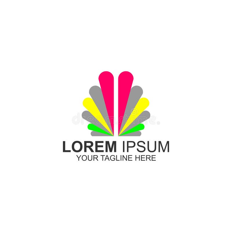 Lorem Ipsum Logo Design for Brand with Creative Illustration Stock ...