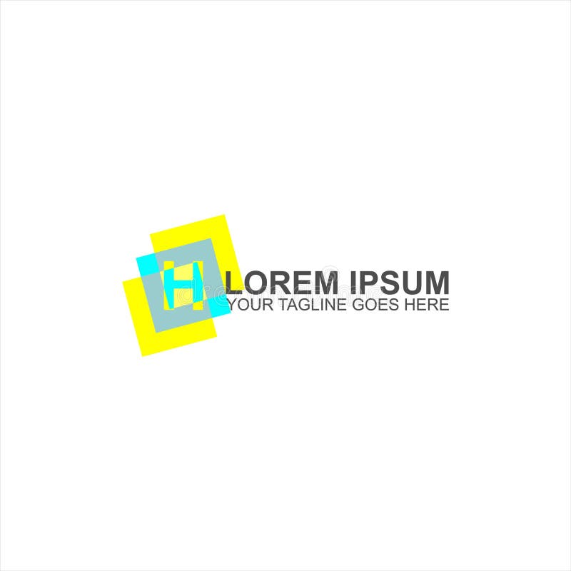 Lorem Ipsum Logo H Icon for Company or Brand Identity with Creative ...