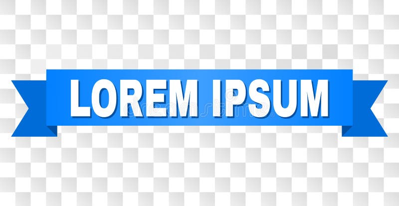 Blue Stripe with LOREM IPSUM Caption Stock Vector - Illustration of ...