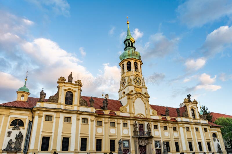 Loreta Baroque Monastery in Prague Stock Image - Image of tourism ...