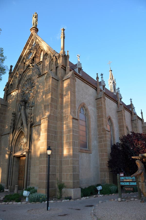 Loretto Chapel stock photo. Image of loretto, building - 41451816