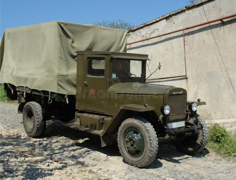 Lorry stock photo. Image of military, semi, driver, fashioned - 1883788