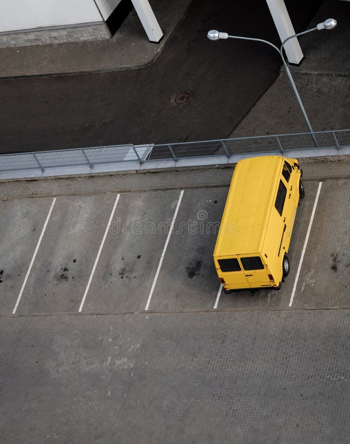 Lorry car on parking lot stock image. Image of drive - 277398565