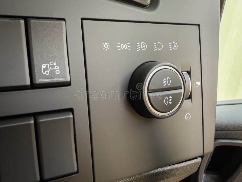 Lorry Dashboard Controls Switches, Buttons and Indicators for Safe ...