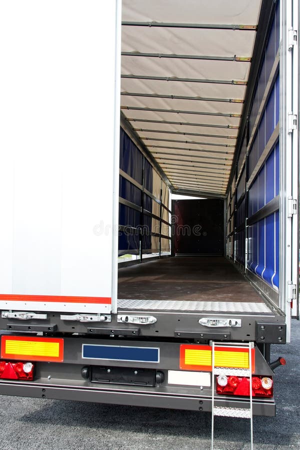 Lorry door stock image. Image of towed, large, semi, road - 6483695