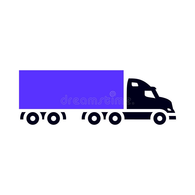 Transport Flat Icon, Square Shape Stock Vector - Illustration of cargo, traffic: 330539038