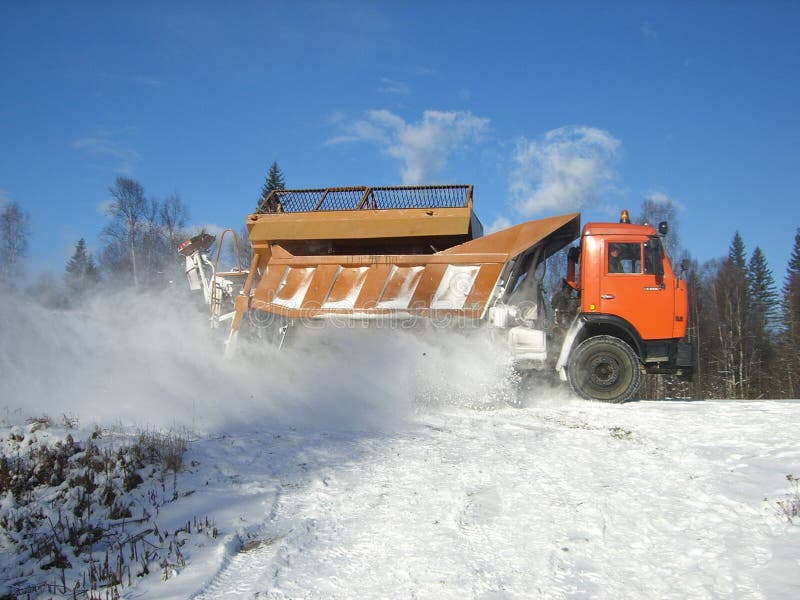 Lorry; truck stock photo. Image of road, transport, snow - 3158960