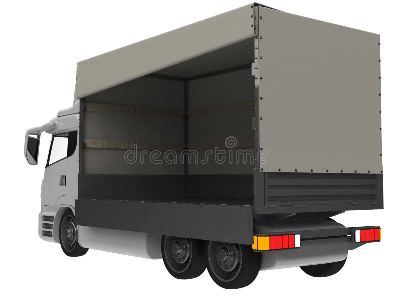 Lorry stock image. Image of shipping, transport, white - 31274427