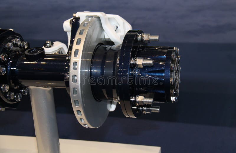 Lorry Truck Disc Brake Unit. Stock Image - Image of haulage, powerful ...
