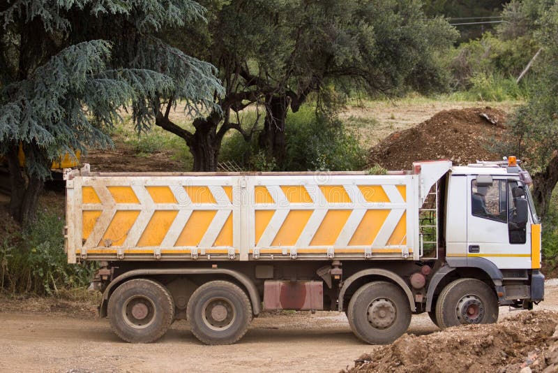 Lorry at work stock photo. Image of moving, home, construction - 41012694