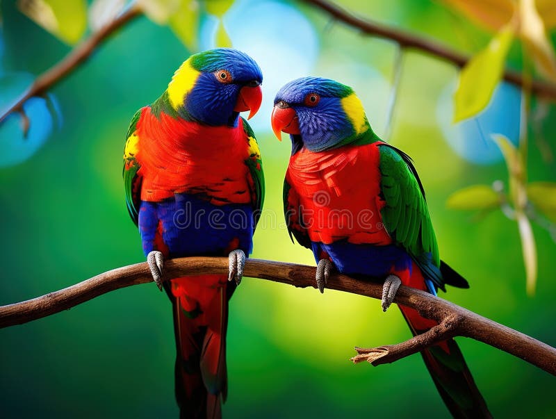 Lory stock illustration. Illustration of lory, fantasy - 293694197