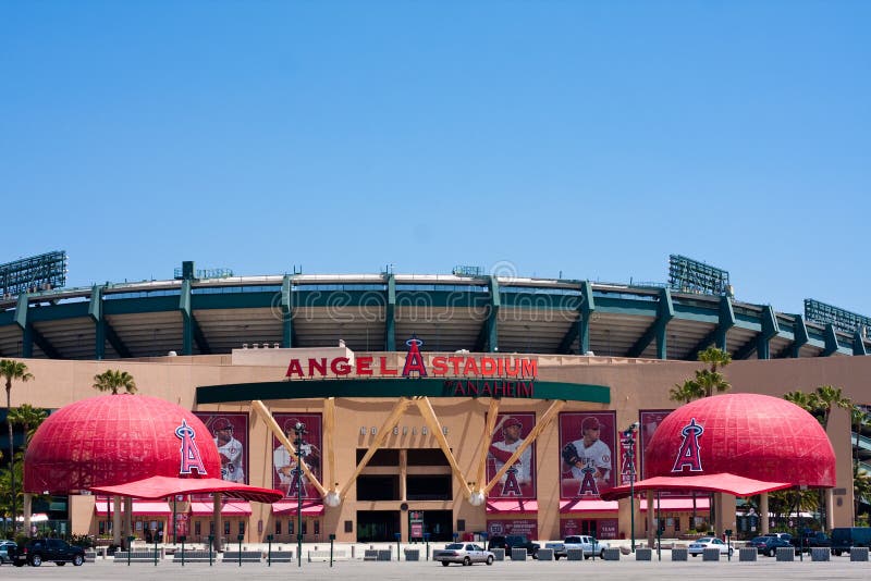 Los Angeles Angels Baseball Stadium Editorial Stock Image - Image of ...