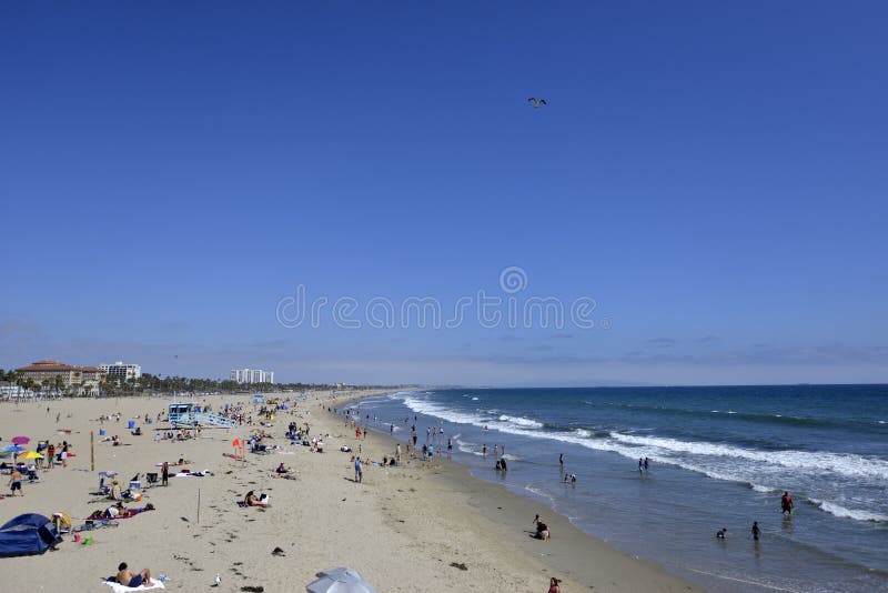 Los Angeles beach editorial stock photo. Image of angeles - 34379038