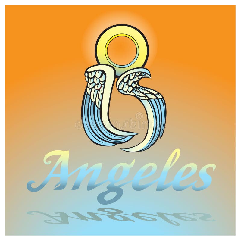 Los Angeles - Big City Of Angels. Stock Vector - Illustration of modern ...