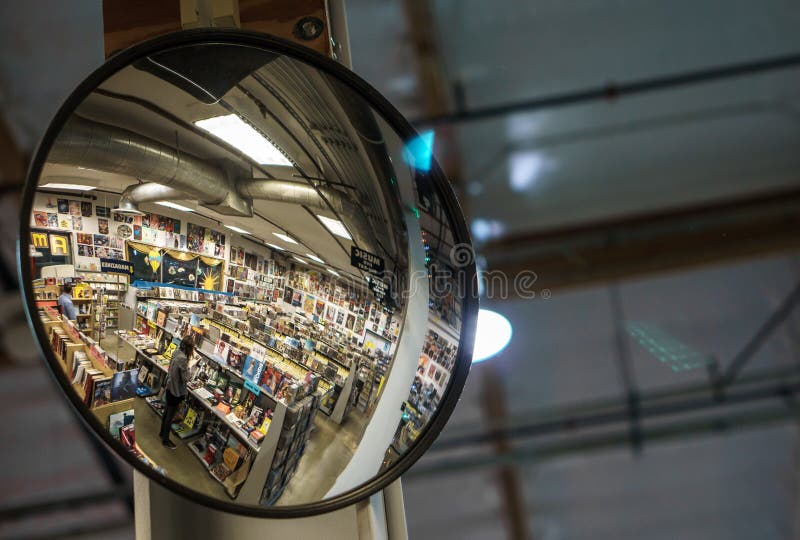 Los Angeles, CA - December 10 2020: a Mirror Reflection of the Interior ...