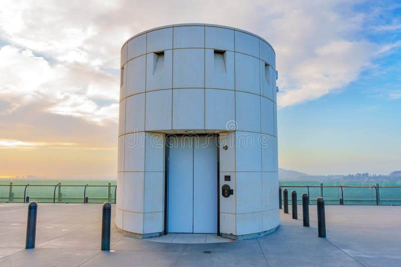 Los Angeles, California - December 14, 2024: Modern Elevator Shaft at ...