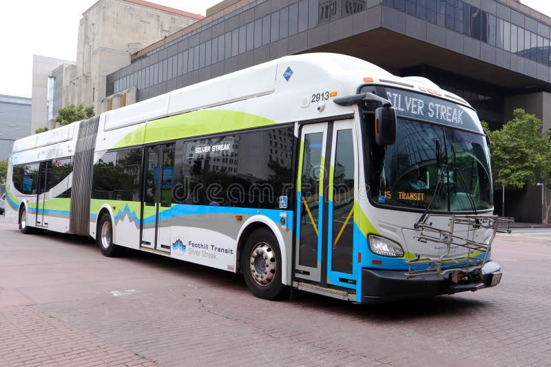 Los Angeles, California: Foothill Transit Bus Editorial Stock Image ...