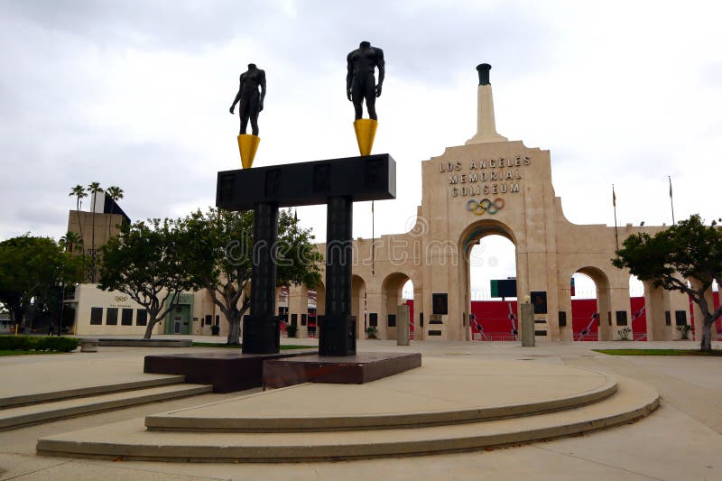 Los Angeles, California: Los Angeles Memorial Coliseum Located in the ...