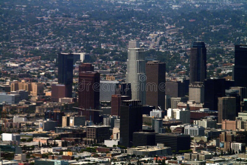 Los angeles downtown stock image. Image of angeles, view - 951277