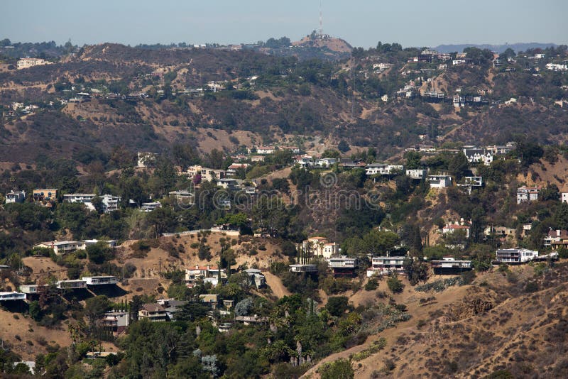 Los Angeles hills stock image. Image of trees, outdoors - 36617927