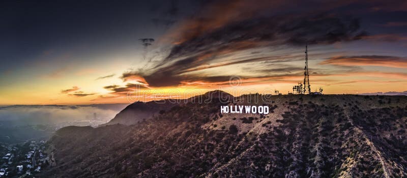 Los Angeles Hollywood sign editorial photo. Image of highway - 212115551