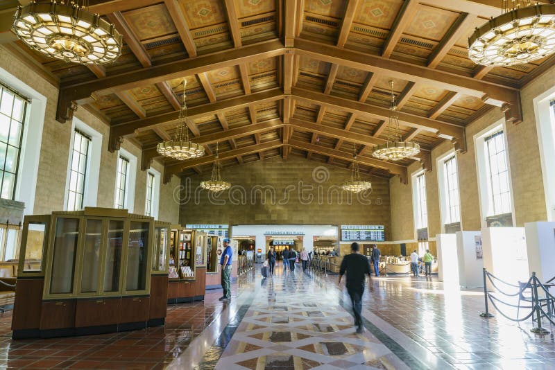 Interior View of the Famous Union Station Editorial Photography - Image ...