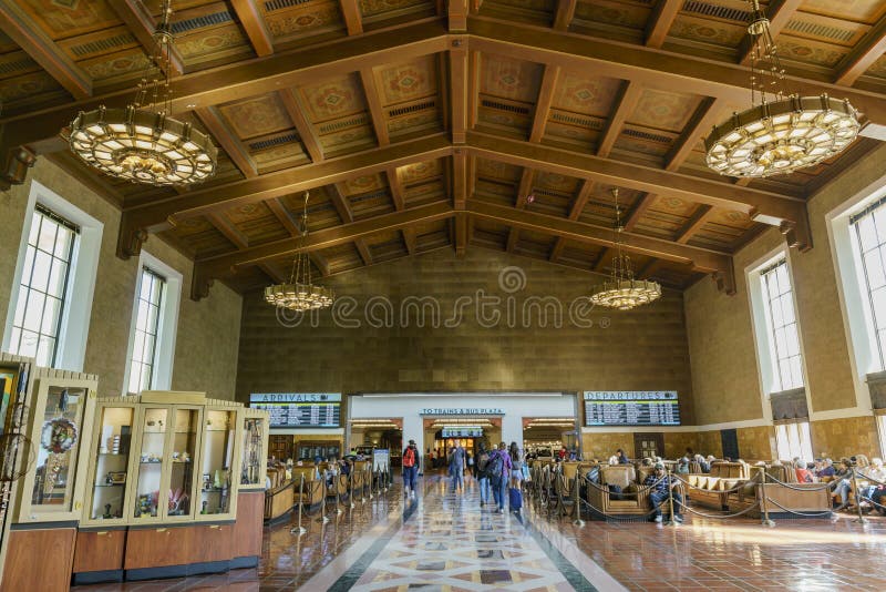 Interior View of the Famous Union Station Editorial Stock Image - Image ...
