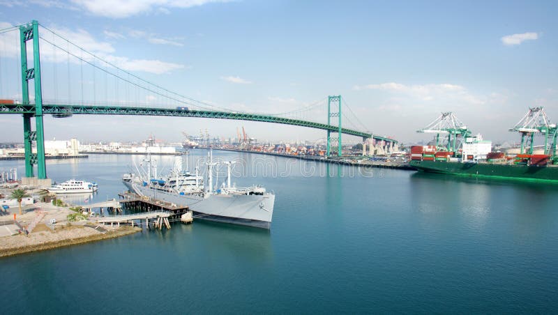 Los Angeles Port stock photo. Image of jh9x1852, ship - 4085700
