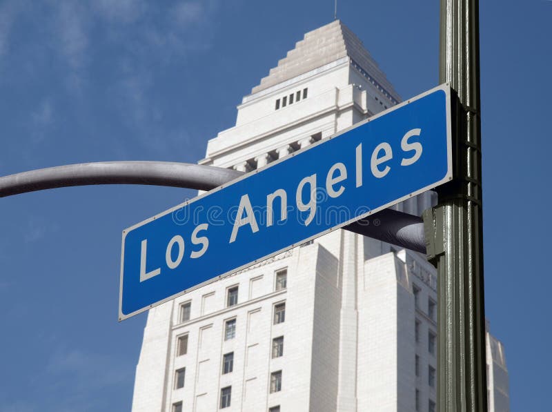 Los Angeles Sign stock photo. Image of pole, iconic, hall - 11098584