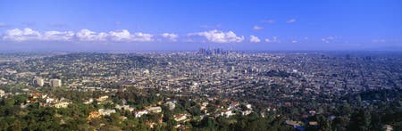Los Angeles Skyline stock image. Image of high, cities - 23173253