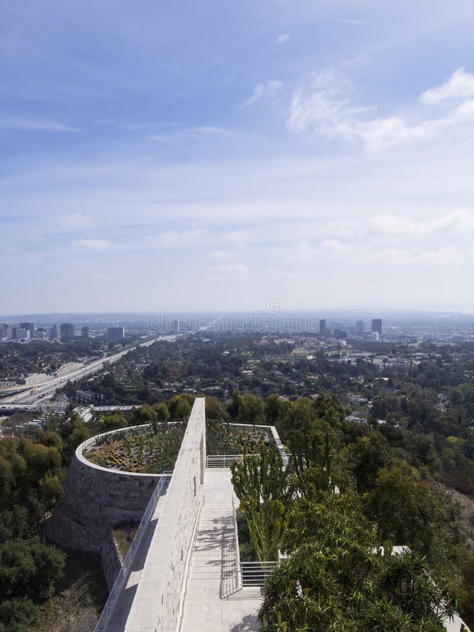 Los Angeles, O Museu Do Centro Getty Foto Editorial - Imagem de famoso ...