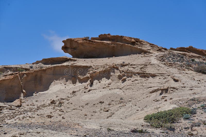 Los Derriscaderos Rugged Ravine Landscape Stock Photo - Image of ...