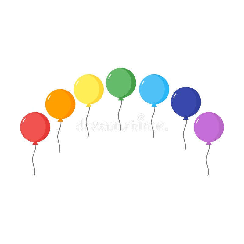 Los Globos Vector El Sistema Ilustración del Vector - Ilustración de ...