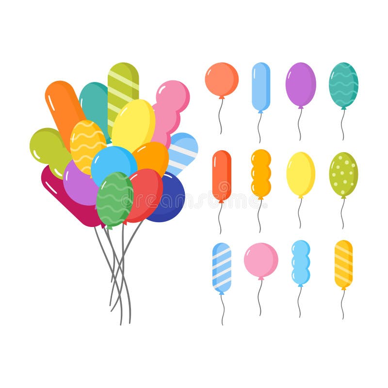 Los Globos Vector El Sistema Ilustración del Vector - Ilustración de ...