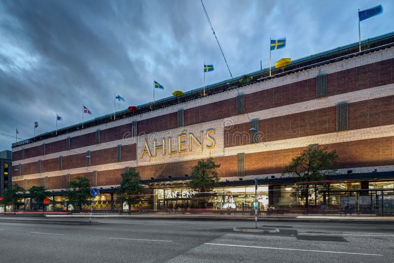 Los Grandes Almacenes Ahlens Imagen de archivo editorial - Imagen de ...