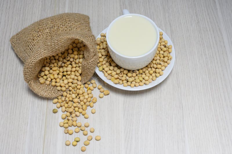 Los Granos De Soja Son Buenos Para La Salud Foto de archivo - Imagen de ...