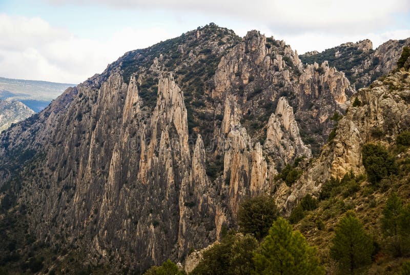 Los Organos De Montoro, Teruel, Aragon, Spain Stock Image - Image of ...
