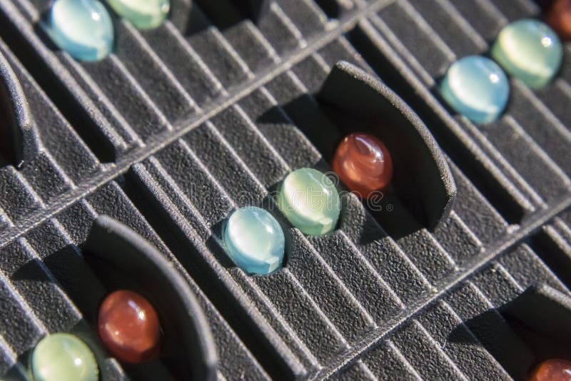 Los Paneles Modulares Al Aire Libre Del LED En La Etapa Imagen de ...