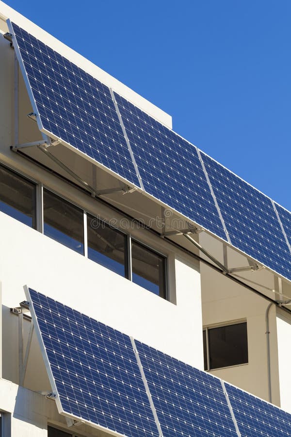 Los Paneles Solares Ajustables Foto de archivo - Imagen de paneles ...