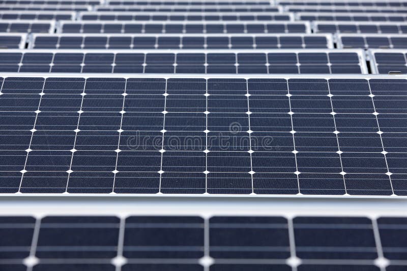 Los Paneles Solares Modernos Foto de archivo - Imagen de panel ...