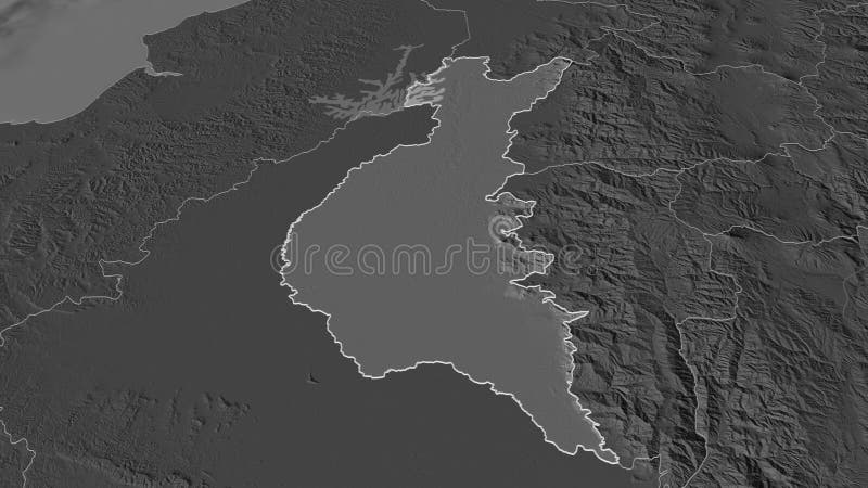 Los Rios, Ecuador - Outlined. Bilevel Stock Illustration - Illustration ...