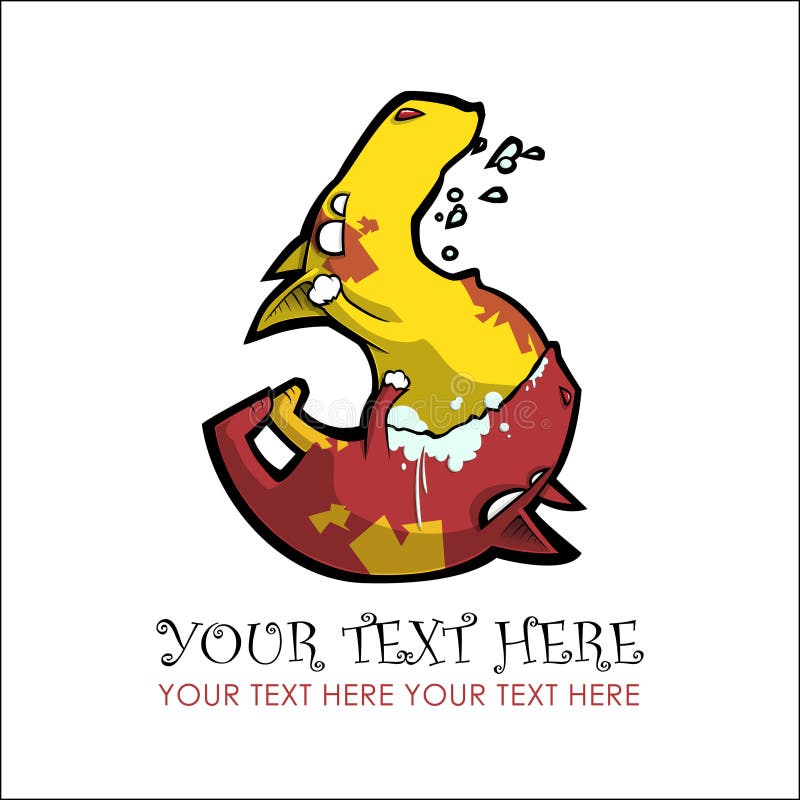 Los Tragos Del Perro Del Otro Perro. Ilustración del Vector ...