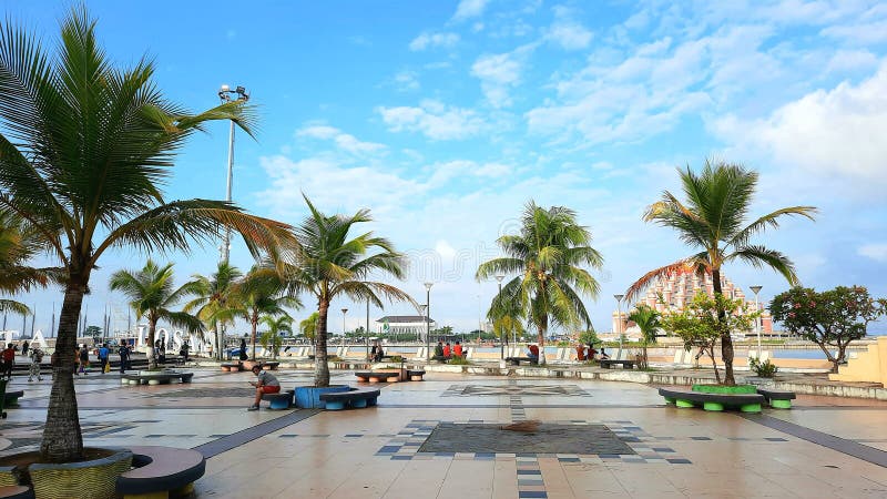 Losari is a Beach Resort in Makassar City Editorial Stock Image - Image ...