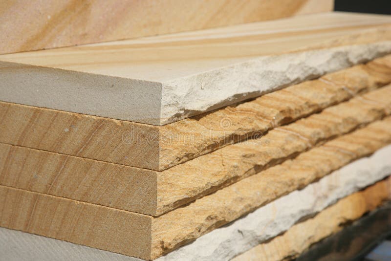 Losas De La Piedra Arenisca Imagen de archivo - Imagen de amarillo ...