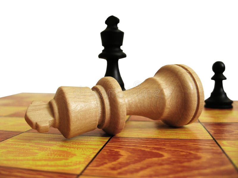 Lose in chess stock photo. Image of chessboard, loss, backround - 9029024