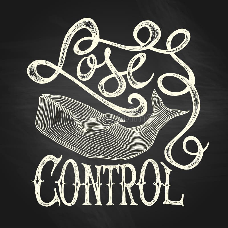 Palmistry, Chiromancy - White on a Blackboard Background. Stock Vector ...